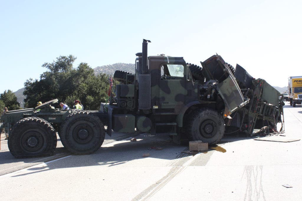 Military Convoy Crashes on I-15 | Murrieta, CA Patch