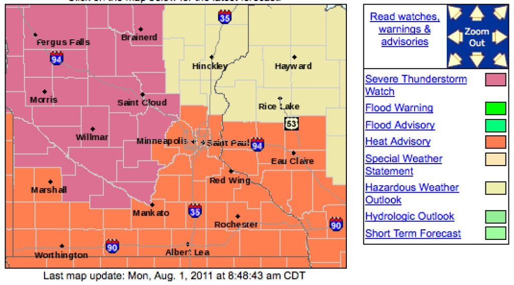 Heat Advisory Issued for Apple Valley, Greater Minnesota | Apple Valley ...