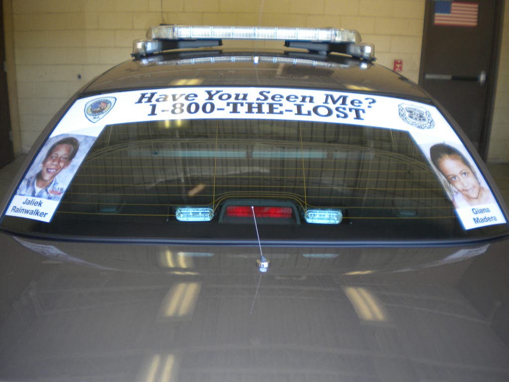 New Hood Decals on Manalapan Police Cars Publicize Missing Children ...