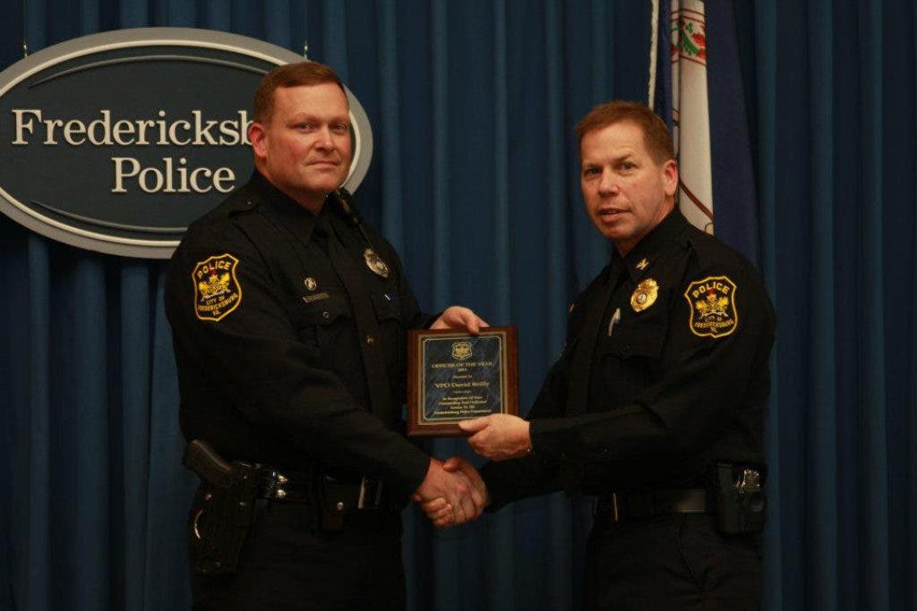 Fredericksburg Police Officer Dave Reilly Gets 'Officer of the Year ...