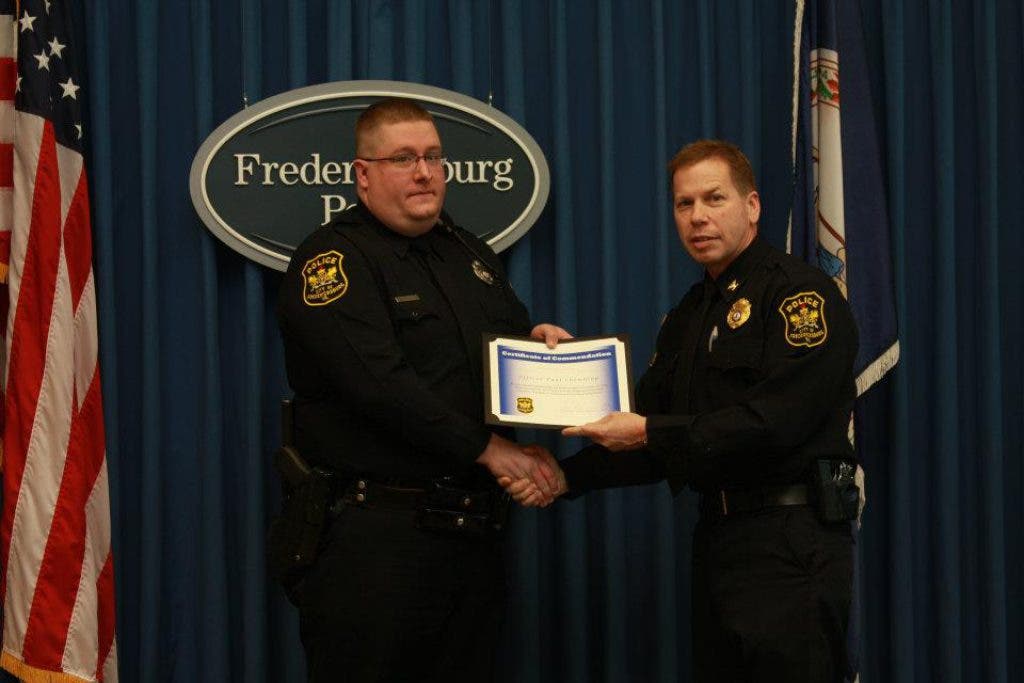 Fredericksburg Police Officer Dave Reilly Gets 'Officer of the Year ...
