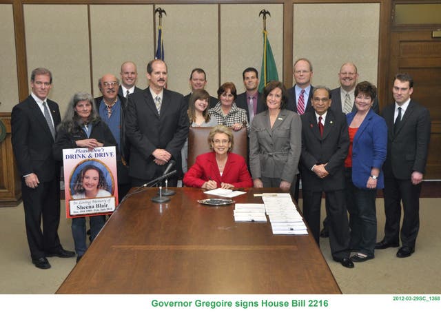 Drunk Driving Law Sponsored by Rep. Hurst Signed into Law | Enumclaw ...