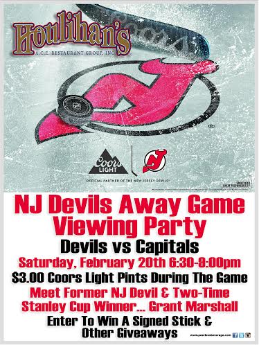NJ Devils Viewing Party - Houlihan's Weehawken | Hoboken, NJ Patch