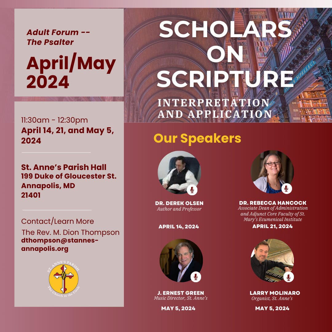 May 5 | Psalms in the Works of Monteverdi, Vespers | Annapolis, MD Patch