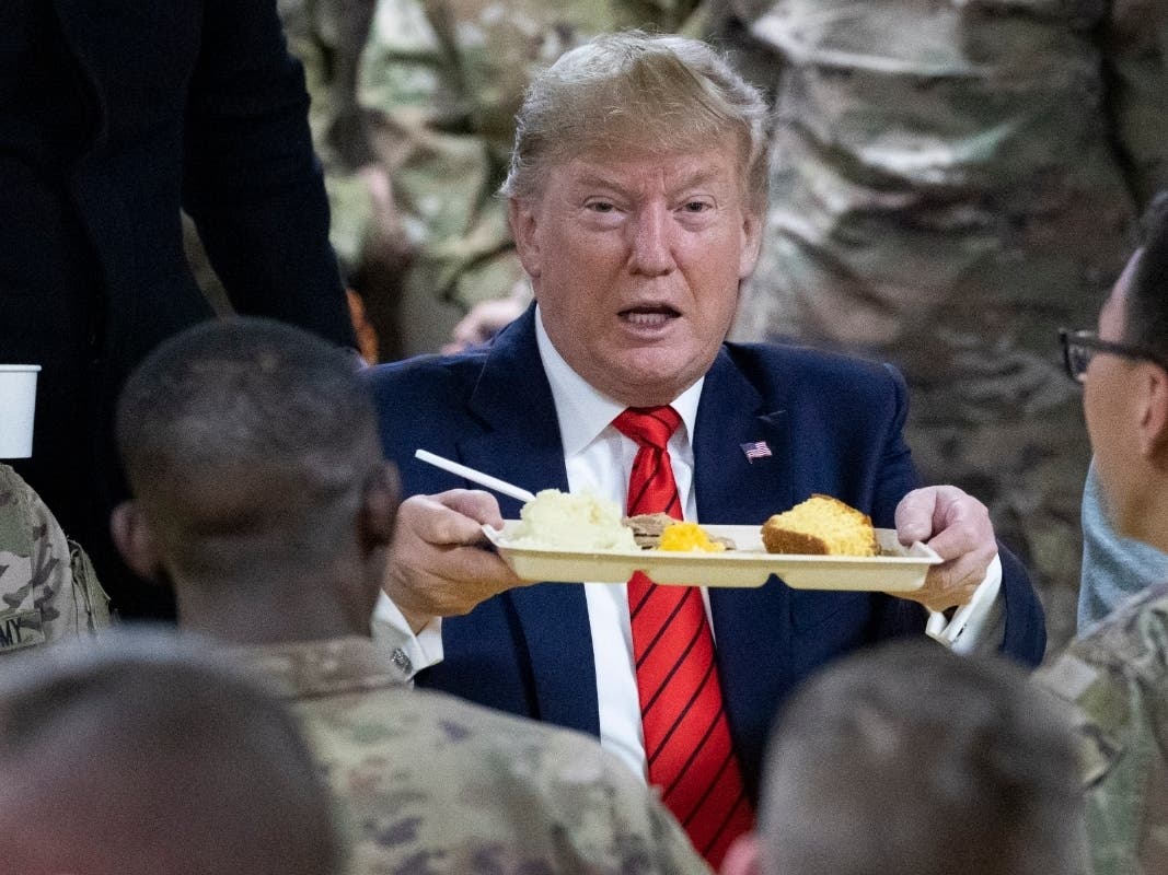 Trump Spends Thanksgiving With Troops In Afghanistan: Photos | White ...