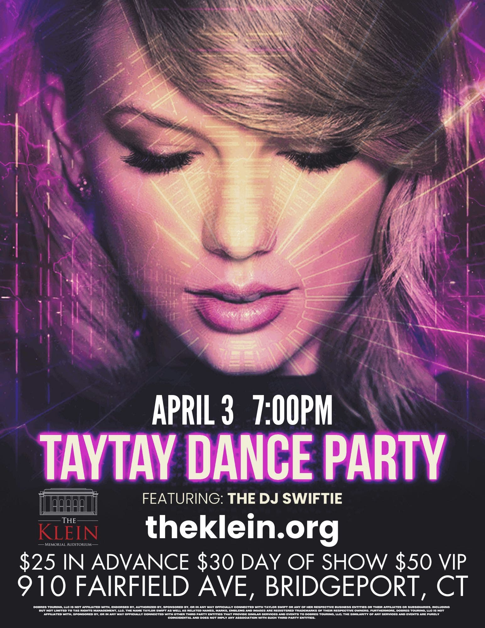 Apr 3 | Tay Tay Dance Party featuring: DJ Swiftie | Bridgeport, CT Patch
