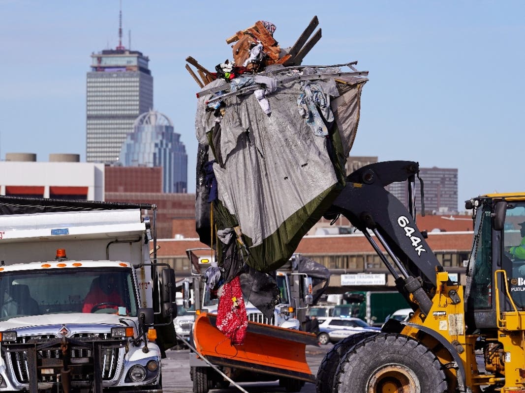 Boston Clearing Out Homeless Encampment At Mass And Cass | Boston, MA Patch