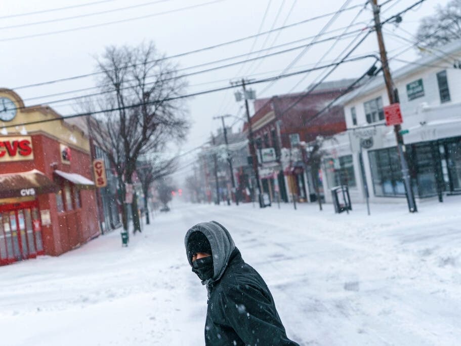 Winter Storm Slams U.S. East Coast With Deep Snow, High Winds | Across ...