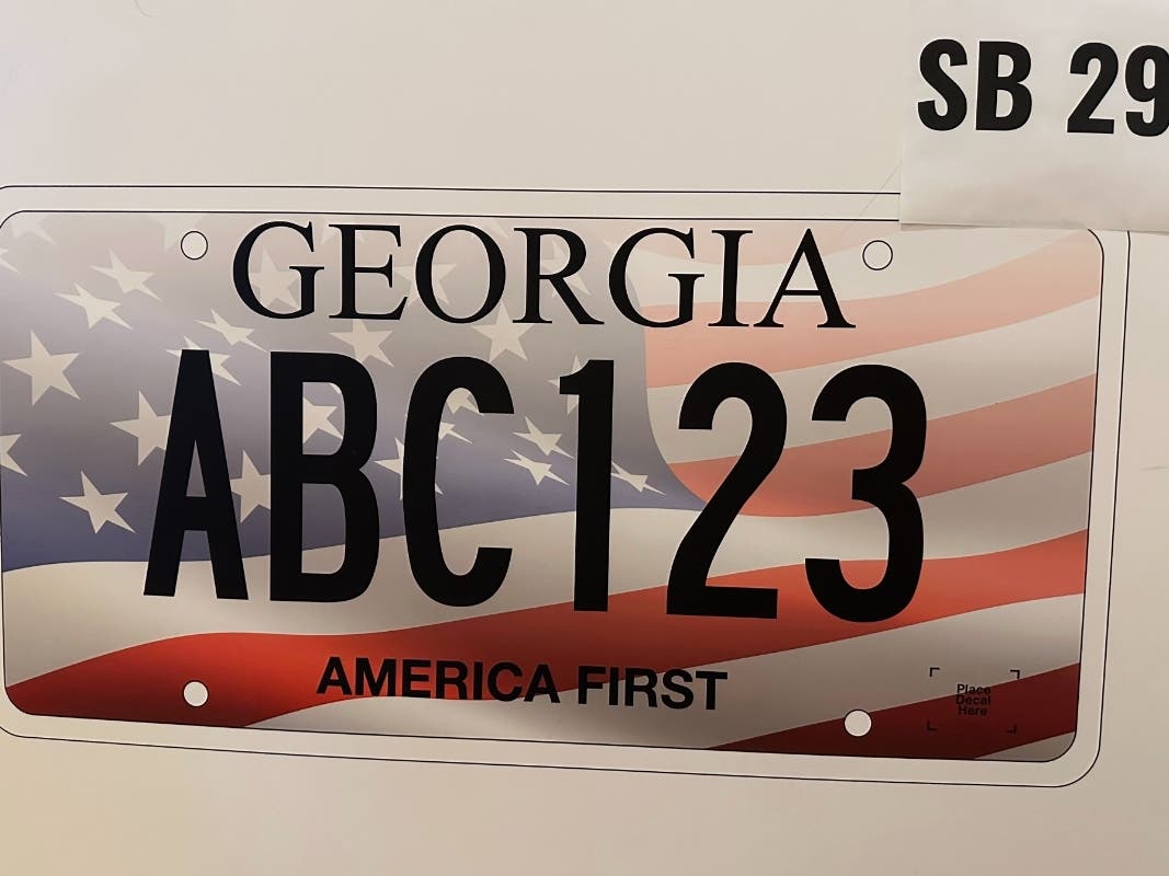 'America First,' 4 Other New License Plates Now Offered In GA | Atlanta ...