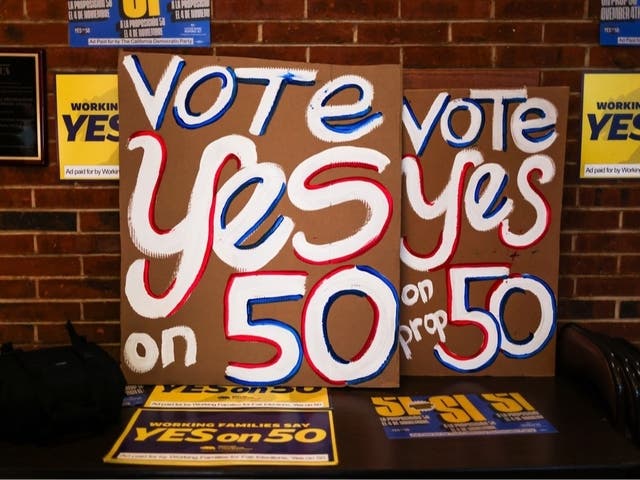 CA Political Earthquake Strikes With Passage of Prop. 50: Now Come The ...