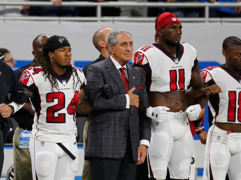 Falcons Owner Supports Players Who Kneel At Detroit Game | Atlanta, GA ...