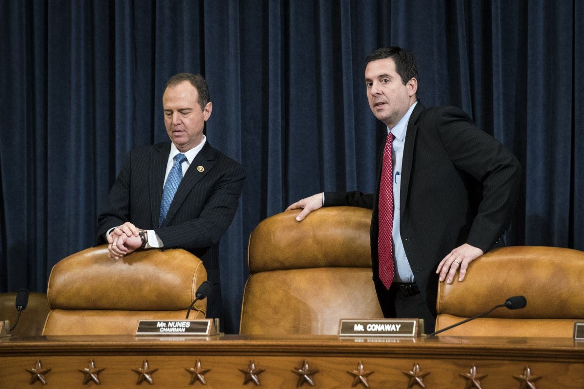 Democrat Head Of Intel Committee Accuses Chairman Of Trying To 'Choke ...