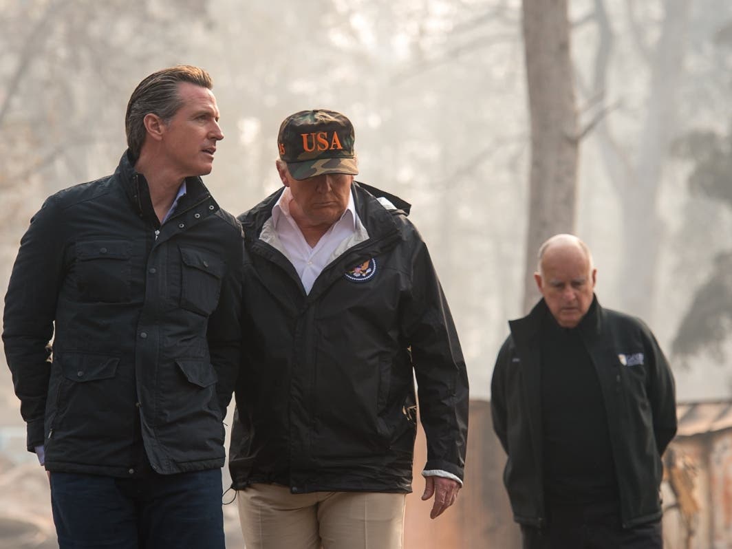 Trump Visits California As Fires Ravage West Coast: Video Replay ...