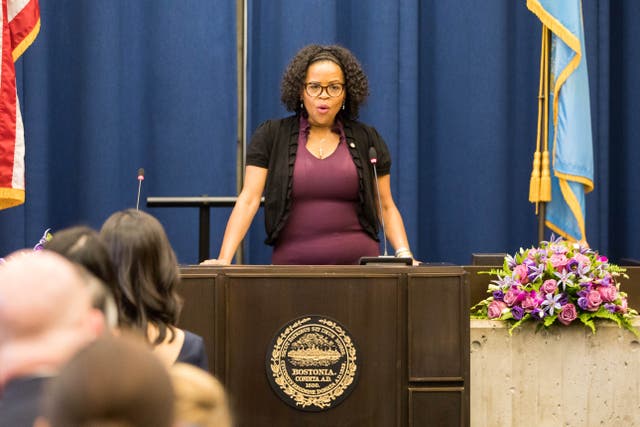PHOTOS: Michelle Wu Sworn In as Boston's New Mayor | Boston, MA Patch