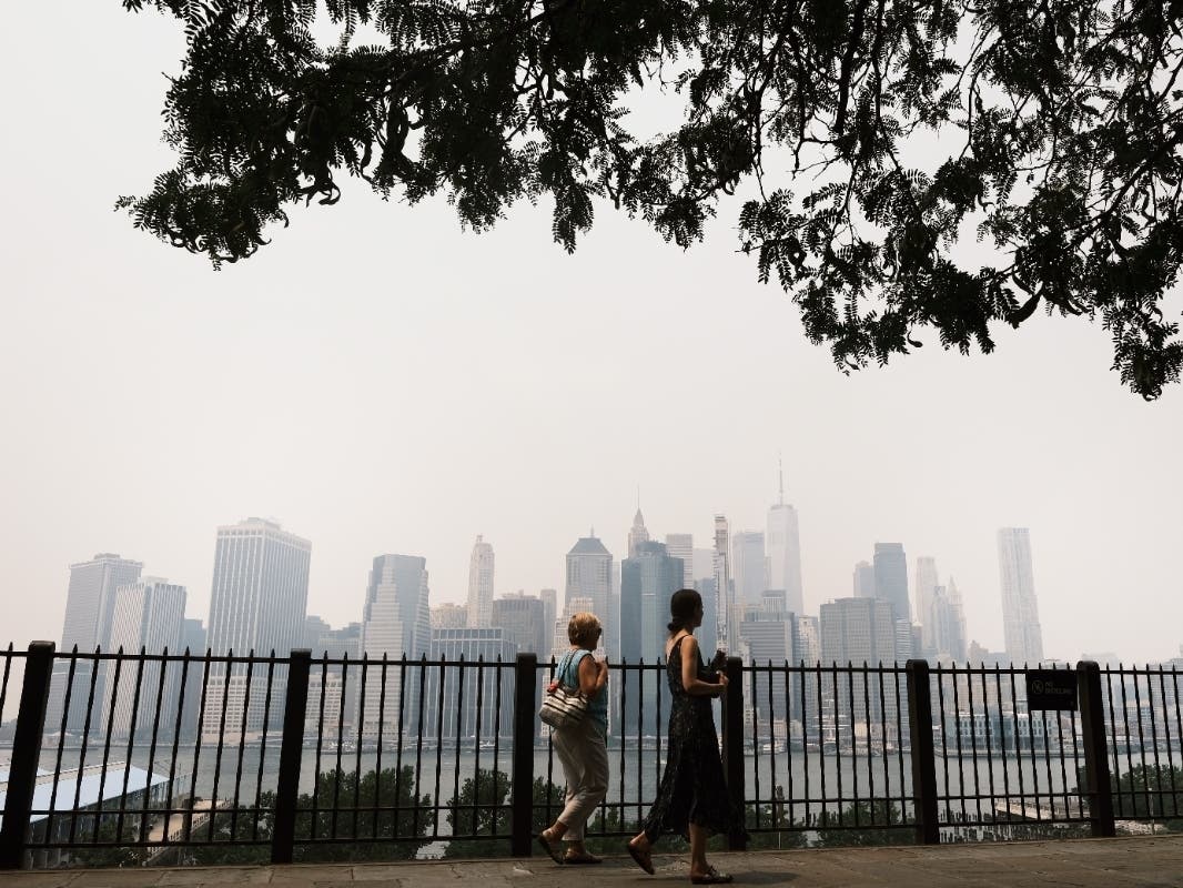 Canadian Wildfire Smoke Blows Haze Over NYC | New York City, NY Patch