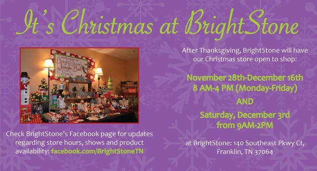 BrightStone's 'Holiday Happenings' Concert to Benefit Disabled ...
