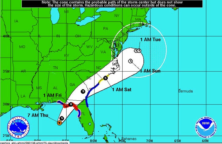 Tropical Storm Hermine Leads to Hazardous Weather Outlook In PA ...