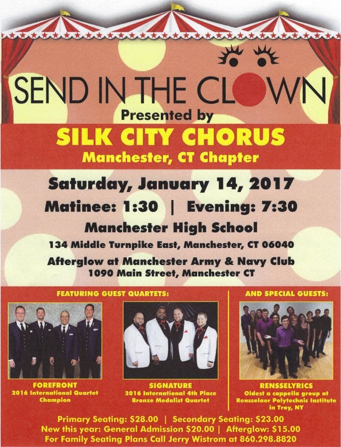Silk City Chorus Heading to The Circus | Manchester, CT Patch