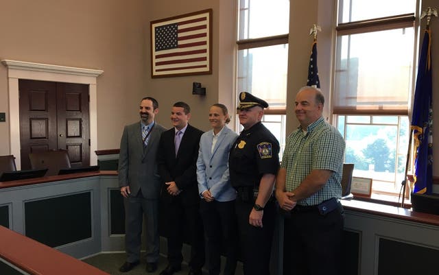 New Vernon Police Officers Sworn In | Vernon, CT Patch