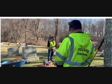 Tolland DPW Keeps Up Tradition Of Paying Respects | Tolland, CT Patch