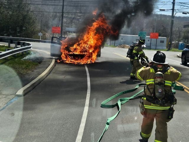 Car Bursts Into Flames In Middletown | Middletown, CT Patch