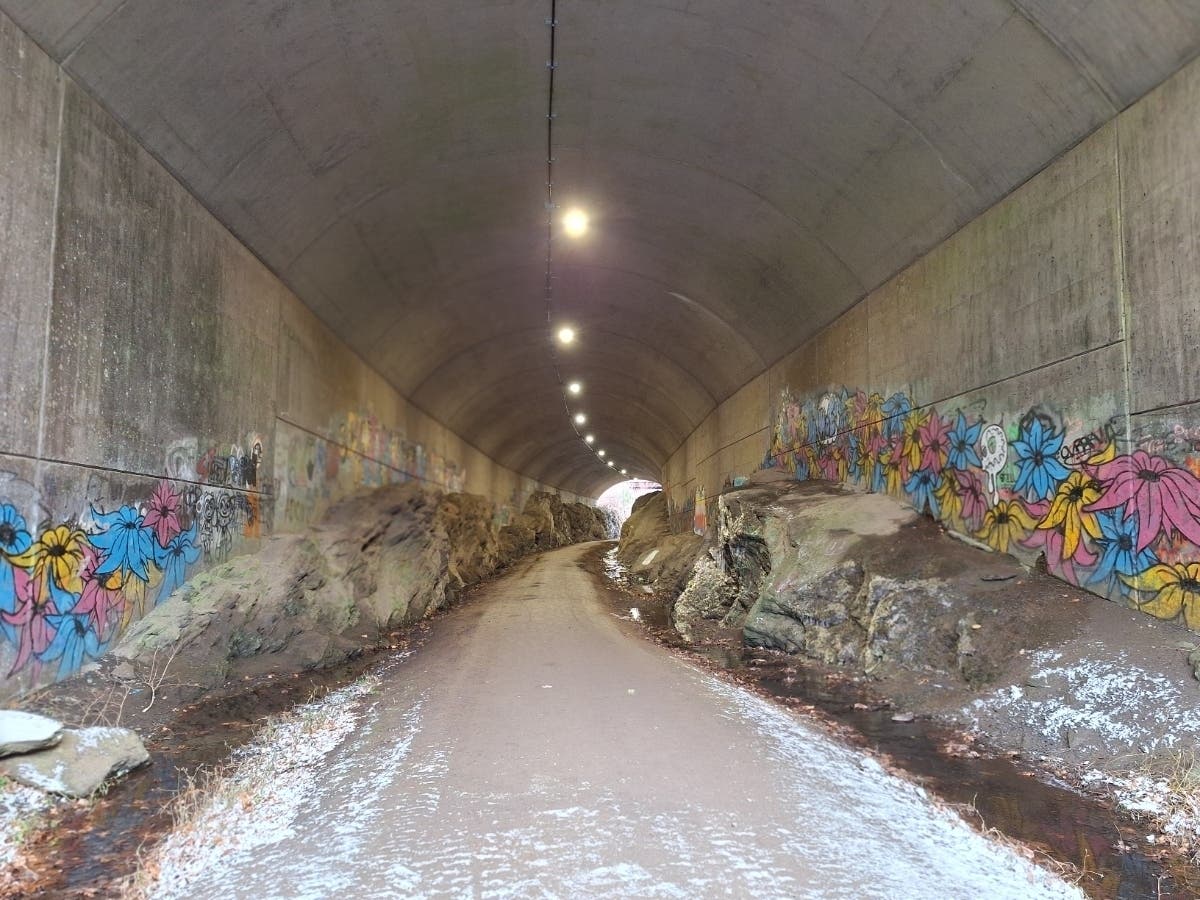 Tunnel Along Major, Historic Connecticut Recreational Trail Gets Its ...
