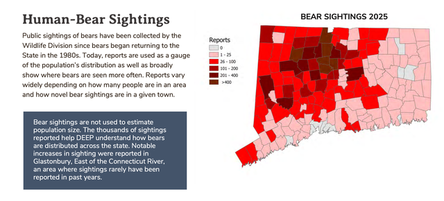 Latest Connecticut DEEP State Of The Bears Report: Where Stafford ...