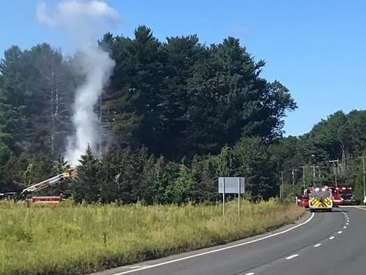 Major Enfield Road Closed Temporarily Due To Large Brush Fire: Police ...