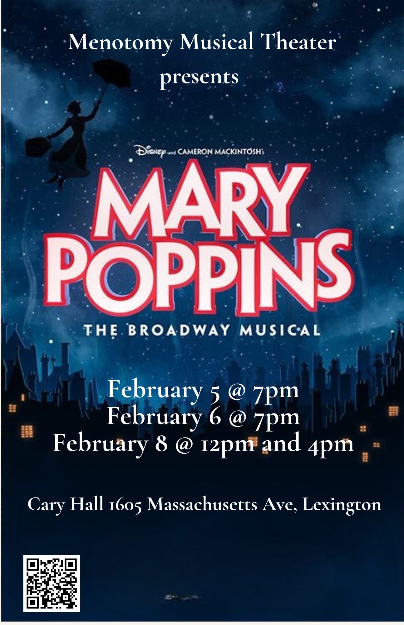 Feb 8 | Mary Poppins, the Musical | Arlington, MA Patch