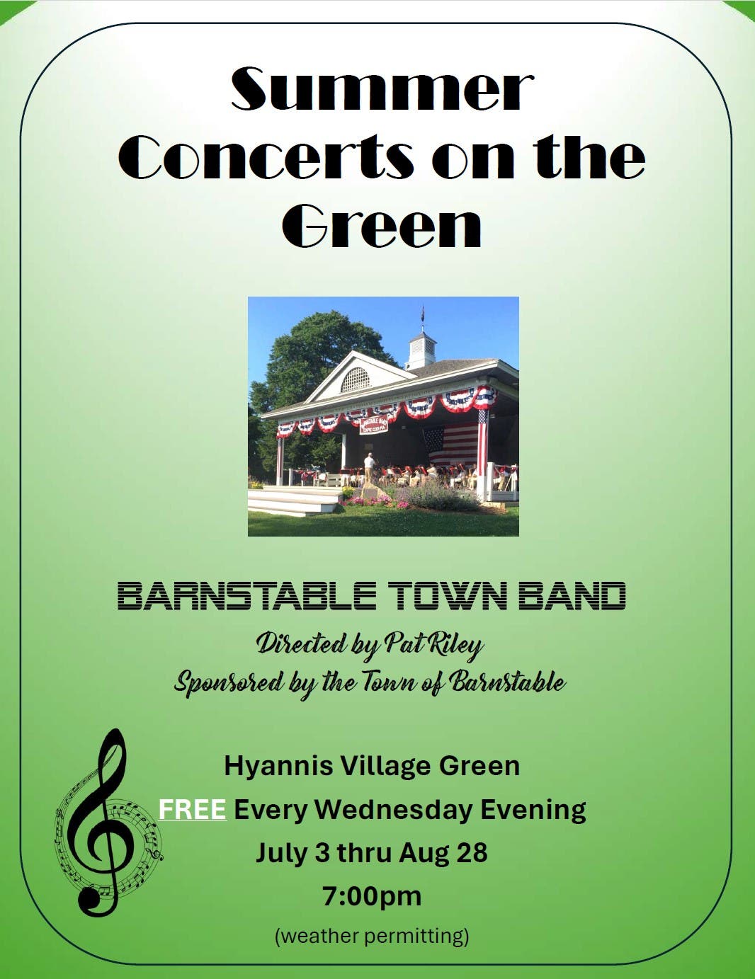 Jul 17 | Summer Concerts on the Green | Barnstable, MA Patch