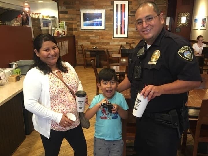 Summit Police Share Smiles, Pastries, Coffee (Photos) | Summit, NJ Patch
