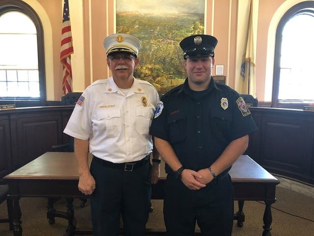 New Fireman Takes The Oath In Maplewood | Maplewood, NJ Patch