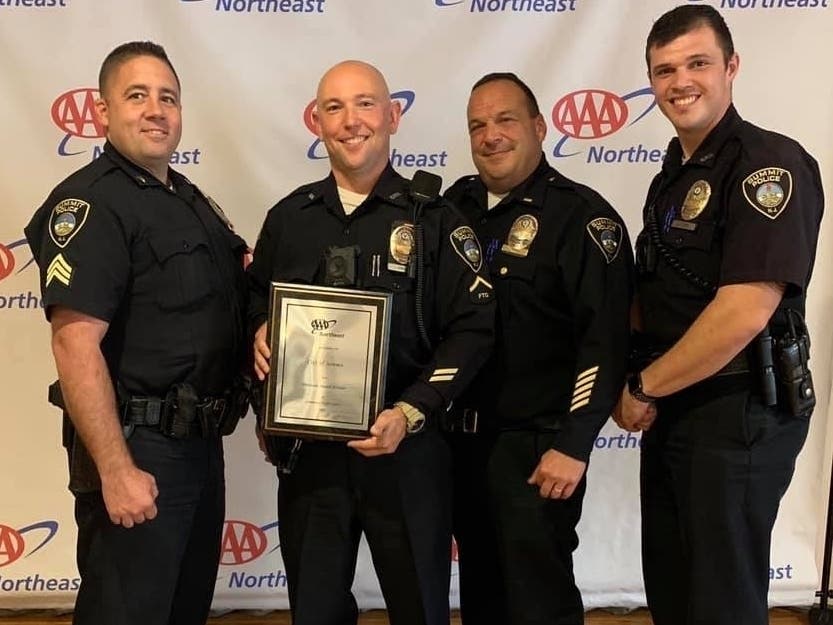 Summit Police Given Traffic Safety Award | Summit, NJ Patch