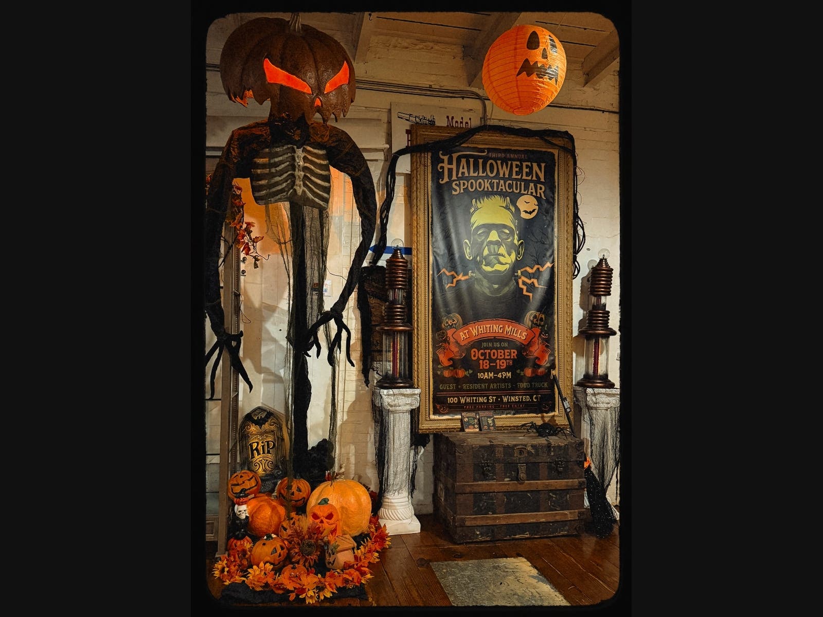 Spooktacular Weekend at Whiting Mills, an award winning Artists Enclave ...