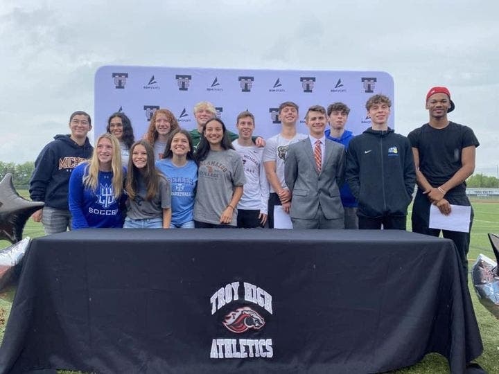 15 Troy High Seniors Commit to Athletic Programs on Signing Day | Troy ...