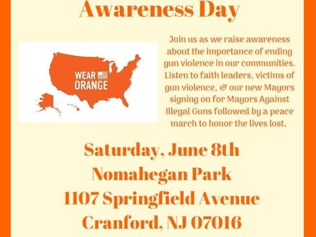 Rally and March in Support of Gun Violence Awareness, June 8 ...
