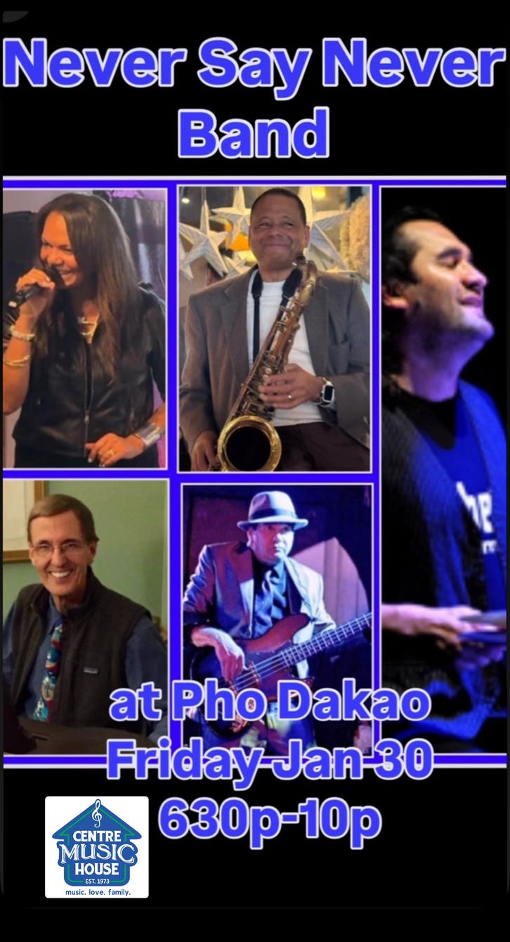 Jan 30 | Never Say Never Band | Framingham, MA Patch