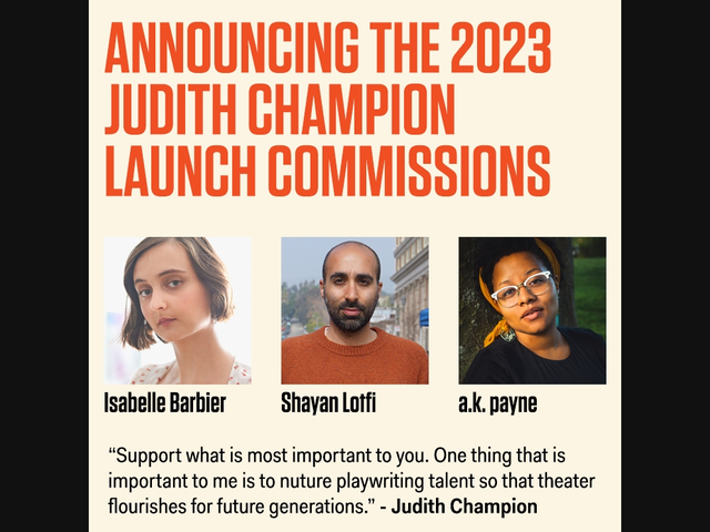 Judith Champion Launch Commissions for 2023 | New York City, NY Patch