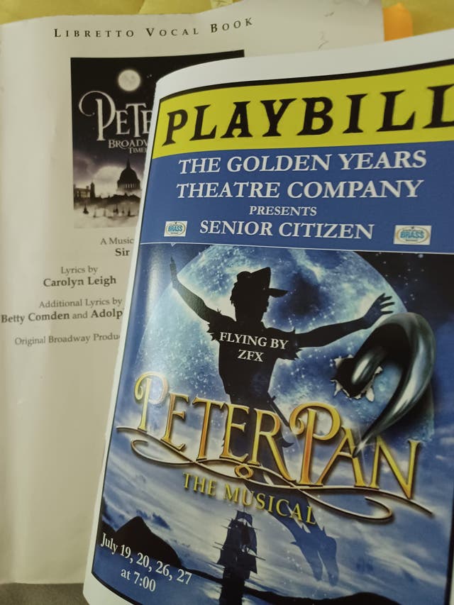 Golden Years Theatre Company's Senior Citizen Peter Pan | Naugatuck, CT ...