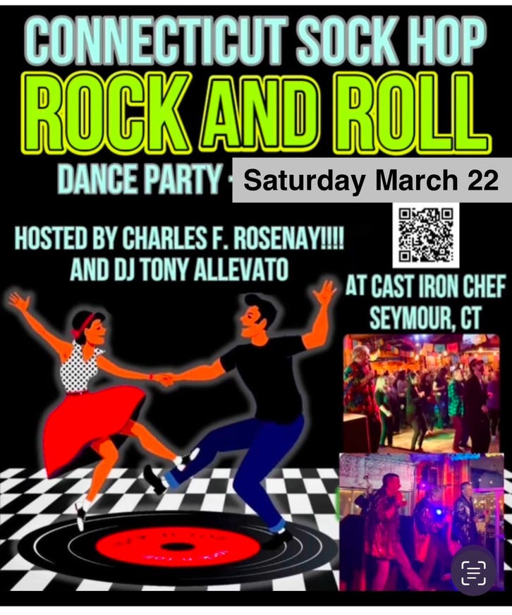 CT Rock & Roll Sock Hop Dance Party Saturday Night March 22 | New Haven ...