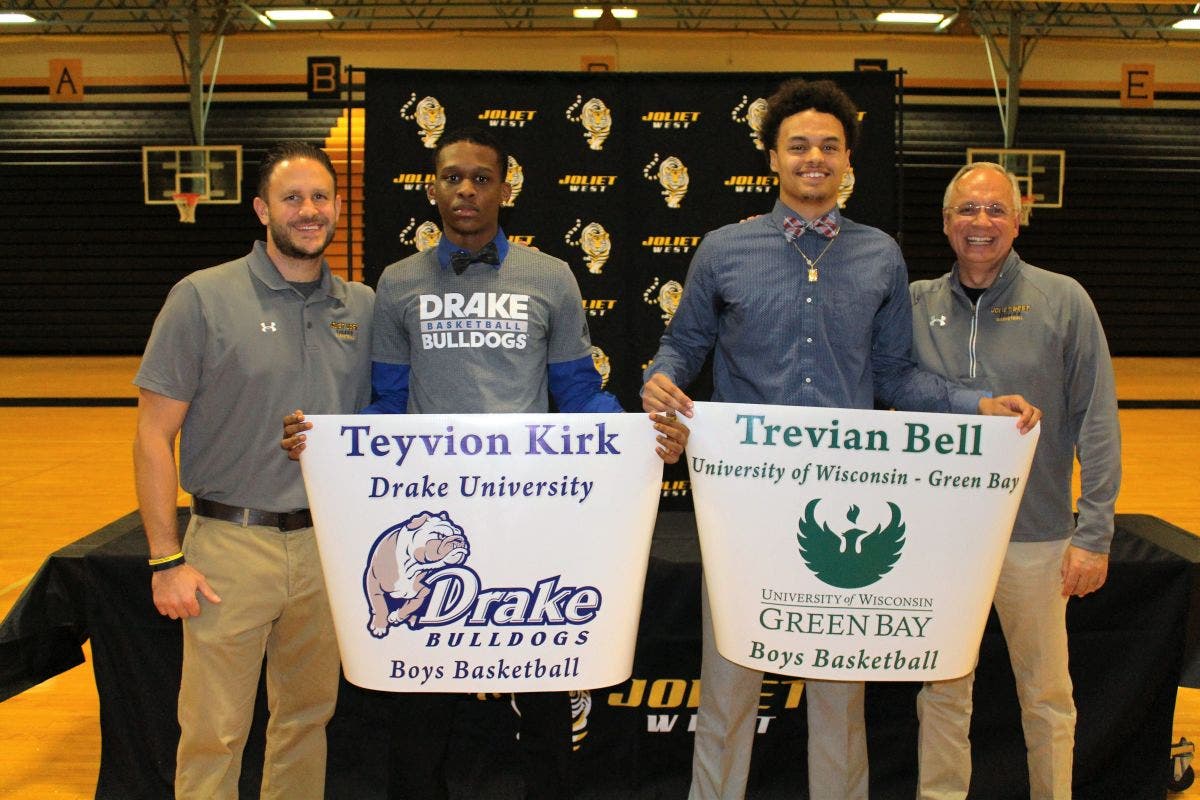 Joliet West Senior Basketball Players Sign to Division 1 Universities ...