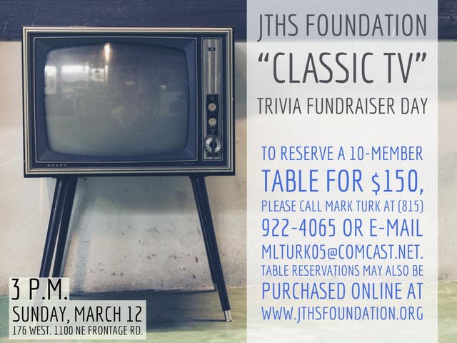 JTHS Foundation invites community to "Classic TV" themed Trivia ...