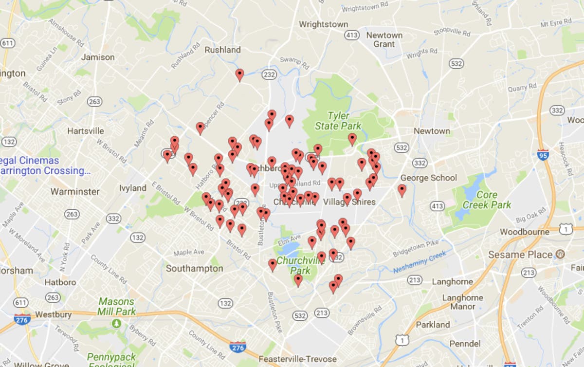Interactive Map Of Northampton Town-Wide Yard Sale On May 19 ...