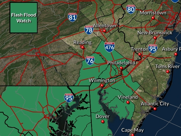 Storms Could Bring More Flooding To Philly Area, Forecasters Warn ...