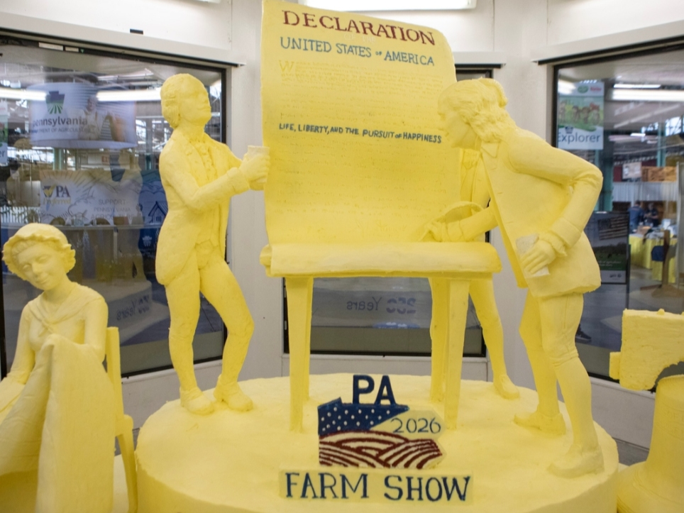 See The 1,000 Pound 2026 PA Farm Show Butter Sculpture | Across ...
