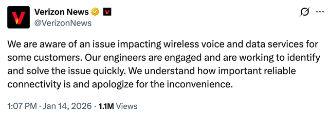 UPDATED: Major Verizon Outage Resolved In NJ | Across New Jersey, NJ Patch