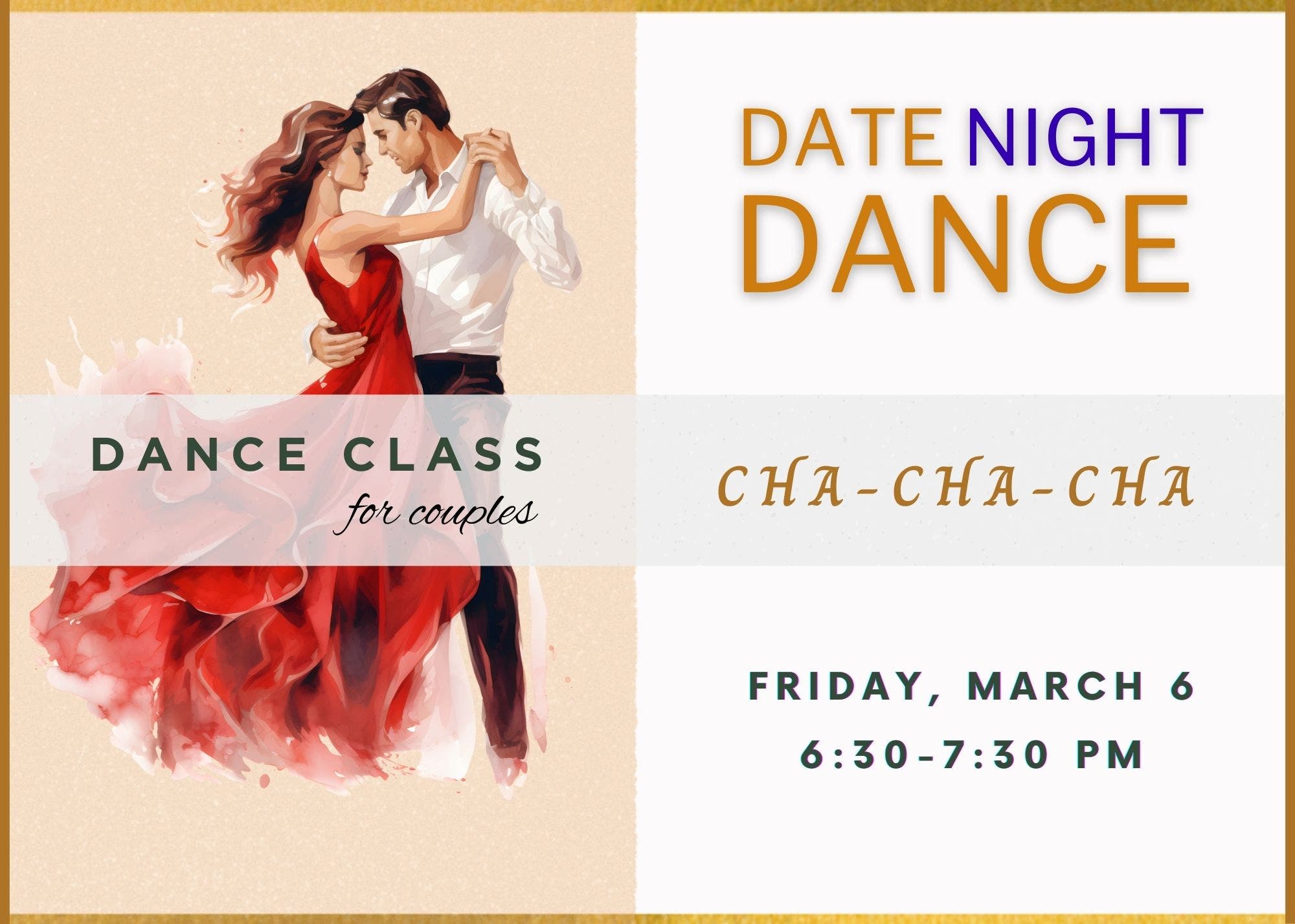 Mar 6 | “Date Night Dance”- Dance Class for Couples | Fairfield, CT Patch