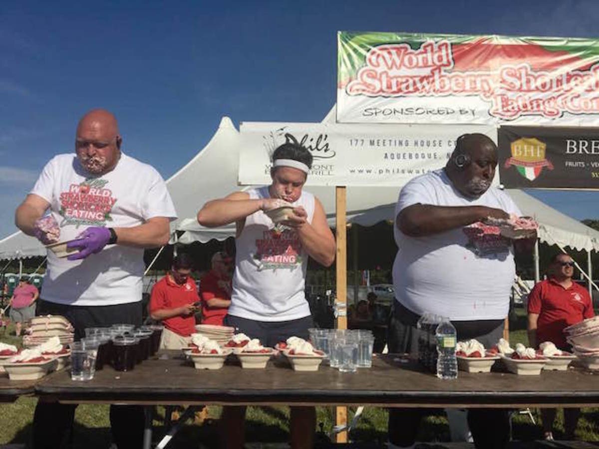 Strawberry Shortcake Eating Contest Winner: 22 Lbs., 8 Minutes | North ...