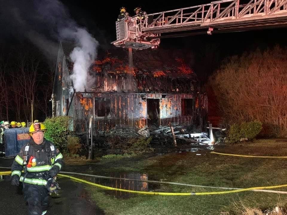 Raging Fire Guts Mattituck Home In Minutes | North Fork, NY Patch
