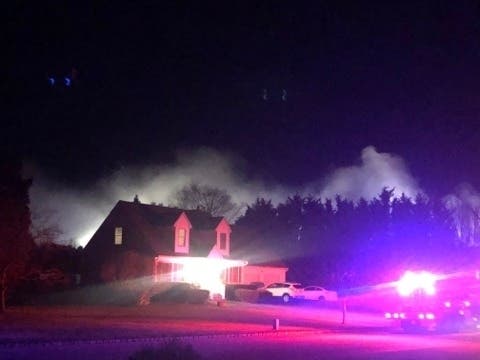 Raging Fire Guts Mattituck Home In Minutes | North Fork, NY Patch